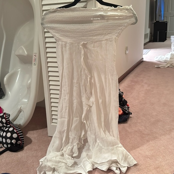 Raviya | Swim | Raviya White Strapless Swim Coverup Size Small | Poshmark